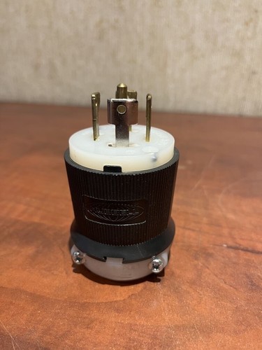 Hubbell Twist Lock Insulgrip Male Plug - HBL2821 30amp 277/480Vac ...