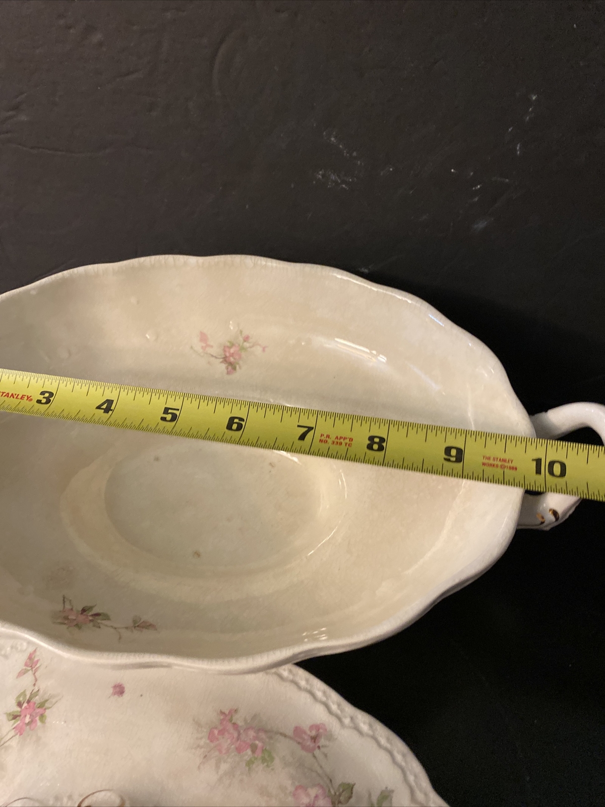 ANTIQUE VNTG ALFRED MEAKIN ROYAL SEMI-PORCELAIN LIDDED BOWL Pink Green ...