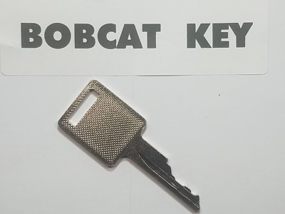 (1) Bobcat Skidsteer Key, fits Case Excavator Heavy Equipment Ignition ...