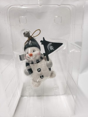 Michigan State Spartans Snowman Christmas Figurine Ornament NCAA Big10 ...