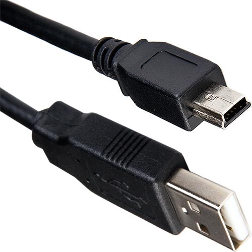Mini USB Cable Charger Lead A to 5 Pin Mini B Sync Charge 0.5m 1m 2m 3m ...