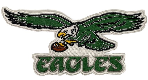 Philadelphia Eagles Kelly Green Logo Iron On Sew On Embroidered Patch 5 ...
