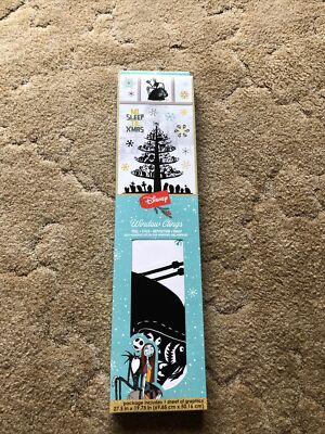 Nightmare Before Christmas Window Clings For Windows & Mirrors 29.5”x19 ...