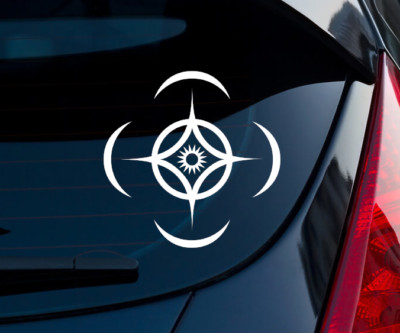 Cosmere Symbol Indoor Outdoor Matte White Vinyl Decal 5.6"x5.6" | eBay