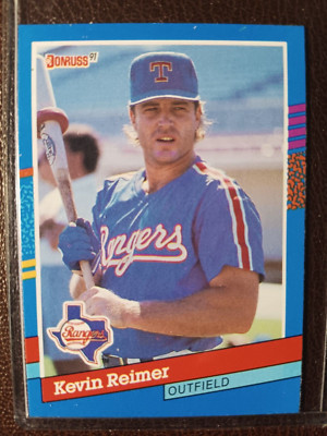 KEVIN REIMER TEXAS RANGERS 1991 DONRUSS BASEBALL CARD #80 | eBay