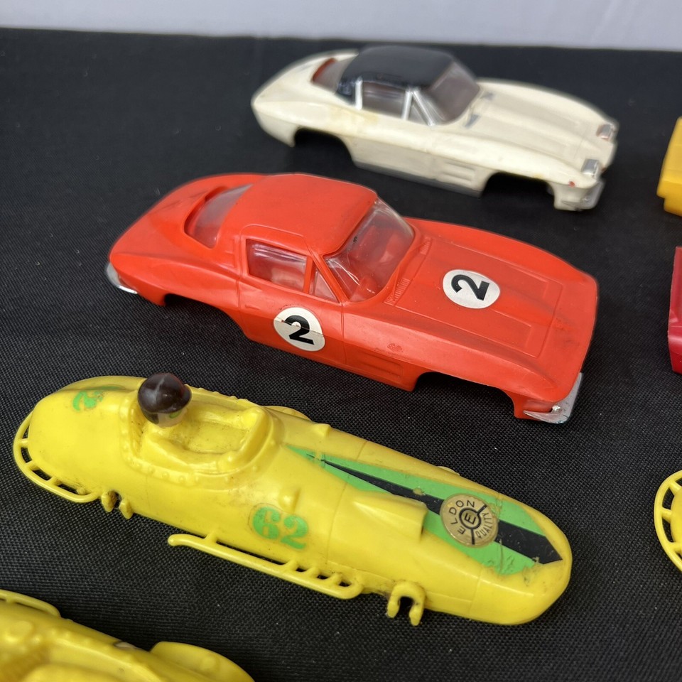 Vintage ELDON 1/32 Slot Car Set Car Body’s & Parts Rare! 1960’s | eBay