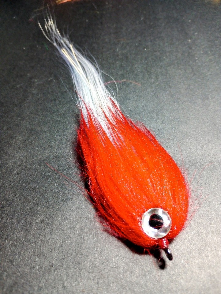 2-Pk. 5" Weedless Flies Pike Flies Muskie Peacock Bass Flies Saltwater ...