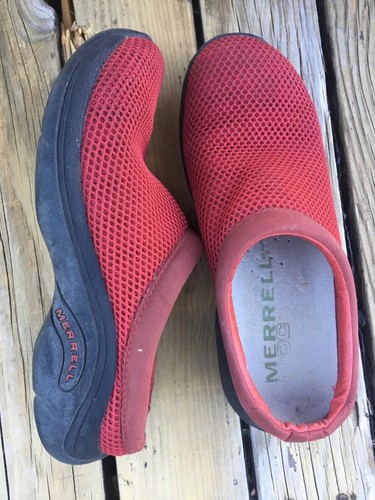 Merrell Primo Breeze Banner Red Mesh Clogs Slides Sli… - Gem