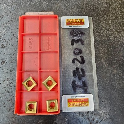 Qty 4 Sandvik 690-100510M-P-SL 8N0440354 2040 Grade Carbide Inserts | eBay