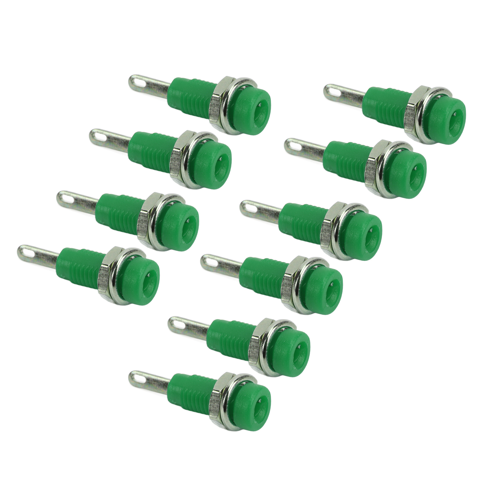 10Pcs J.40003 2mm Banana Jack Panel Socket Extended Post Plug Adapter ...