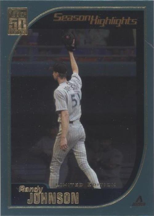2001 Topps - Season Highlights Randy Johnson #388 Limited Edition for ...