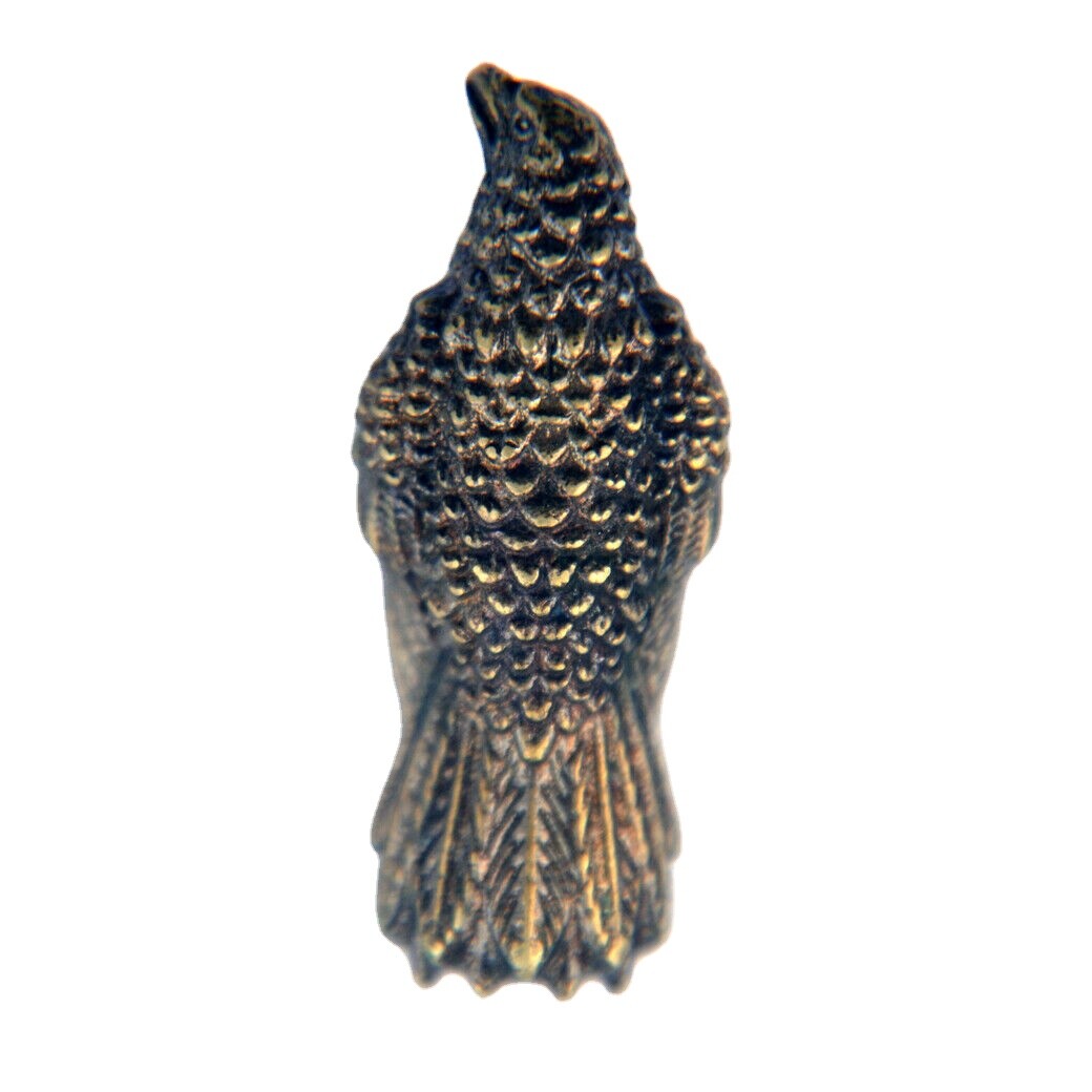 Solid Brass Retro Bead Eagle Parachute Cord Knife Lanyard Bead Pendant ...