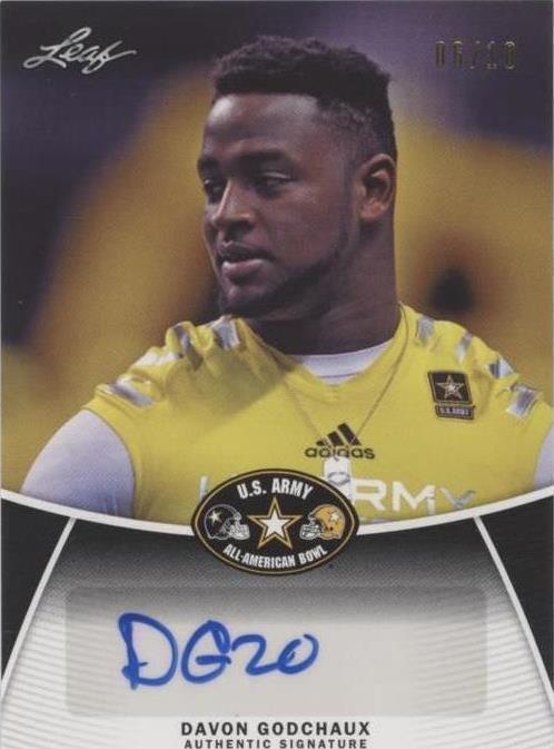2014 Leaf U.S. Army All-American Bowl - Autographs Davon Godchaux #BA ...