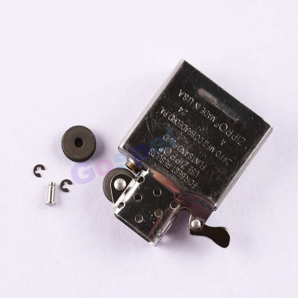 1 Set Lighter Repair Part flint screw spring + base flint wheel with ...