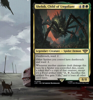 Shelob, Child of Ungoliant SPIDERS Commander Deck EDH MTG Magic Ready ...