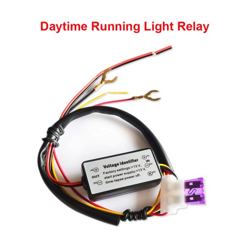 LED DRL Daytime Running Light Automatic ON/OFF Relay Controller Module ...
