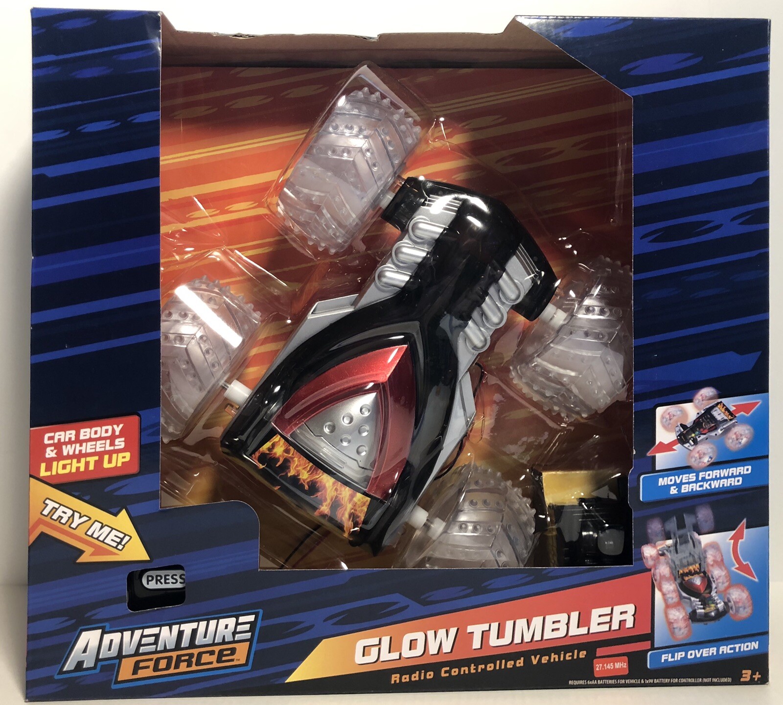 Adventure Force Glow Tumbler RC Vehicle Remote Controlled Car Truck ...