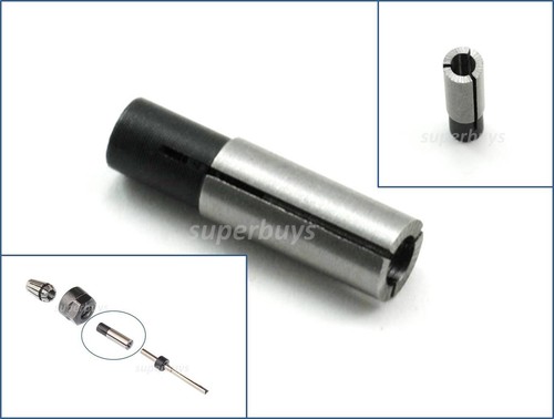 6.35mm to 4mm Collet Adaptor Shank Reducer Reducing Bit CNC Spindle ...