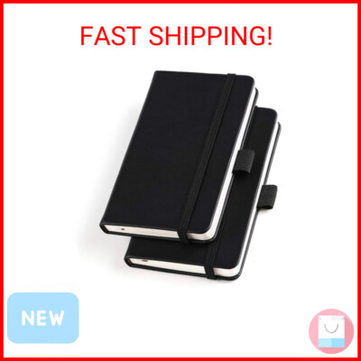 Vanpad (2 Pack) Pocket Notebook Small Hardcover Note Book 3" x 5.5 ...