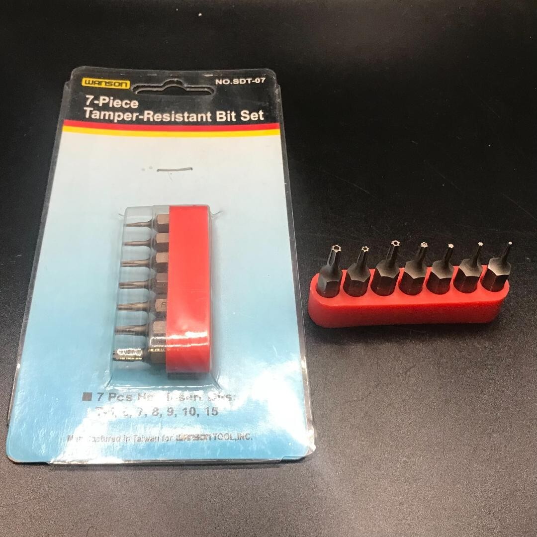 21 pc/3 set of 7PCS/SET TAMPER-RESISTANT Insert Bit Set T5 T6 T7 T8 T9 ...