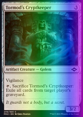 MTG Magic the Gathering Tormod's Cryptkeeper (239/632) Modern Horizons ...