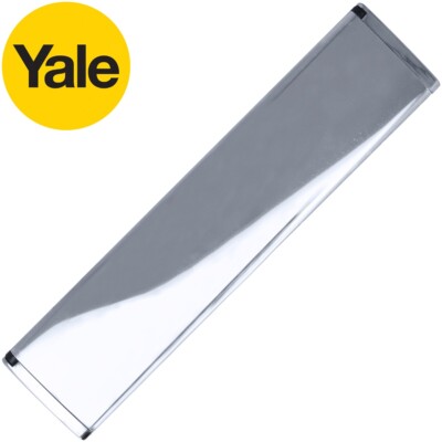 YALE 12" UNIVERSAL LETTERBOX FLAP Chrome Silver Letter Mail Box Door ...