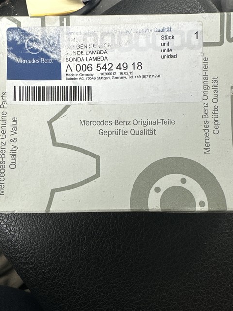 Mercedes-Benz SPRINTER Oxygen Sensor OEM 0065424918 for sale online | eBay