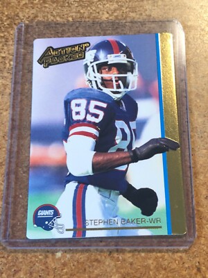 1992 Action Packed Football # 184 Stephen Baker | eBay
