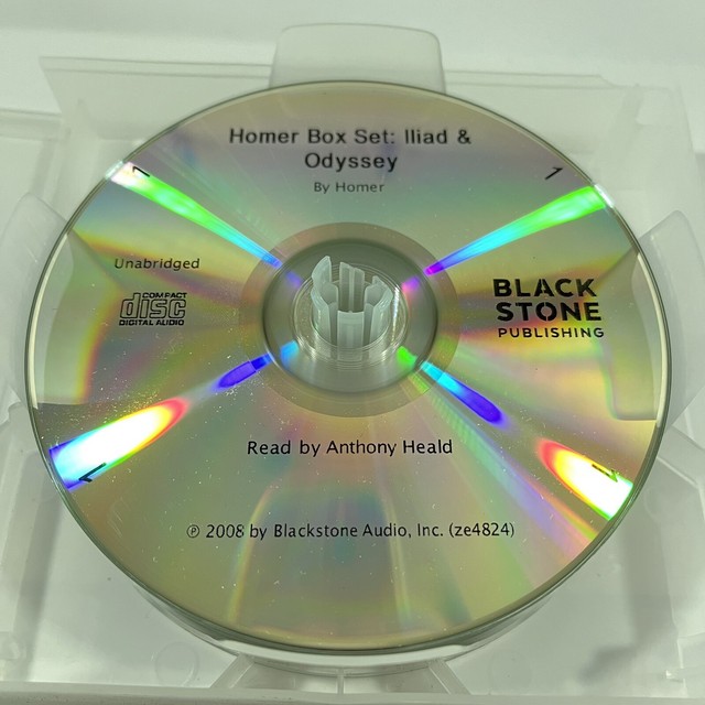 Homer Box Set : Iliad and Odyssey by Homer (2008, Compact Disc) for ...