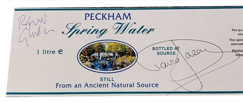 Only Fools and Horses Replica Peckham Spring Label Signed David Jason ...