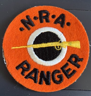 VINTAGE NRA RANGER NATIONAL RIFLE ASSOCIATION FELT PATCH 2 3/4in WIDE ...