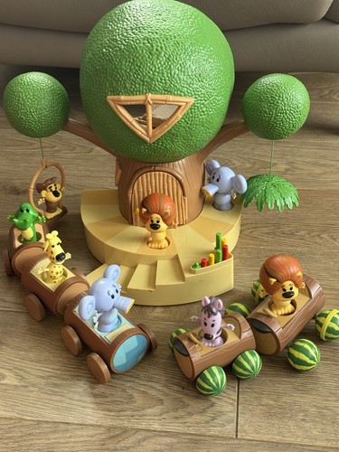 Raa Raa Noisy Lion Tree Train House working sound figures car train ...