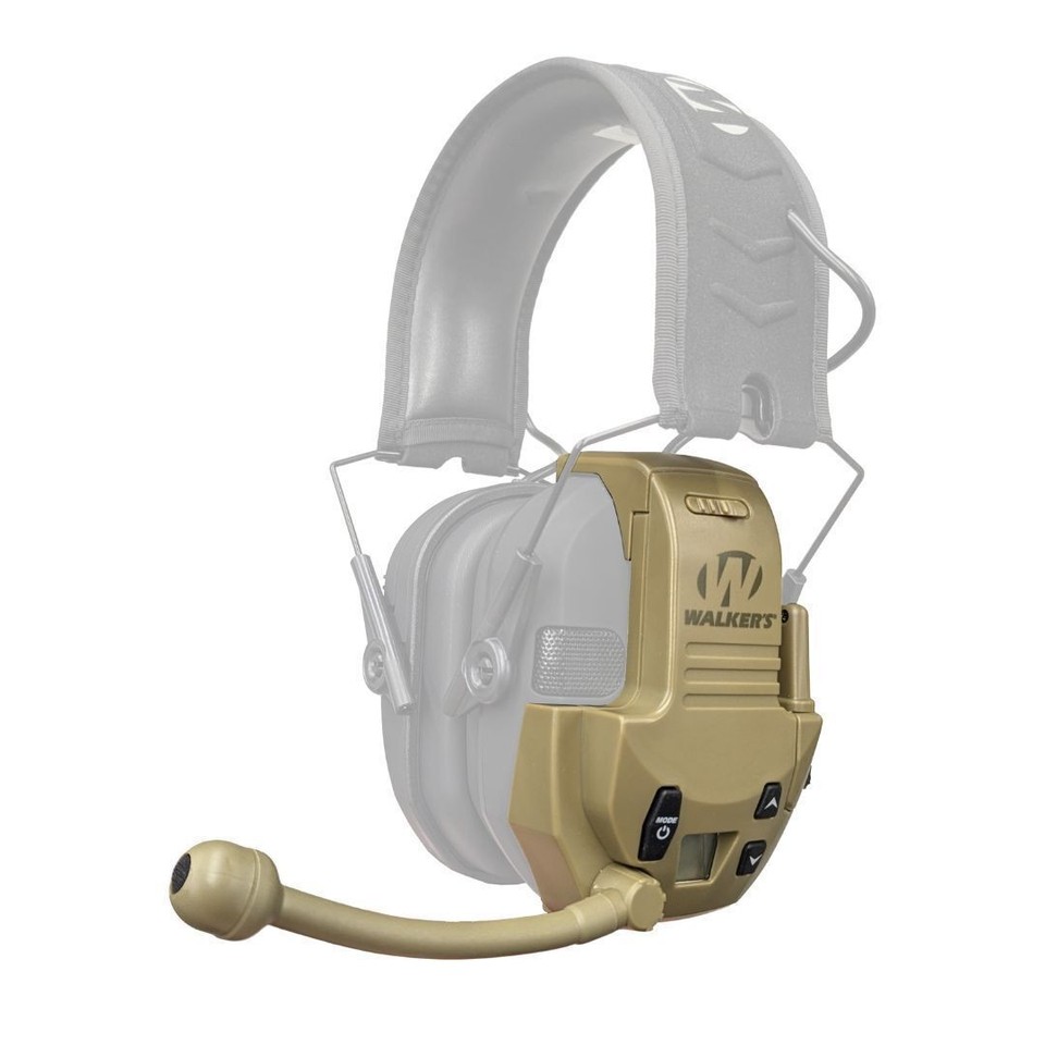 Walkers Razor 22 Channel Walkie Talkie Attachment PRO Gear (Olive Drab ...