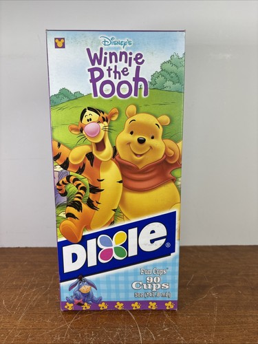 Vintage Disney Winnie The Pooh Dixie Fun Cups 90 Count 5 Oz Collect USA ...