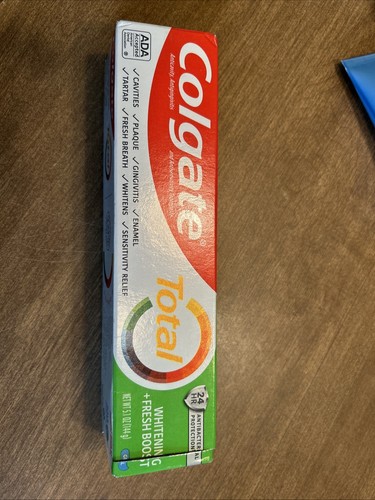 Colgate Total Whitening + Fresh Boost Toothpaste Gel 5.1oz 827854001829 ...