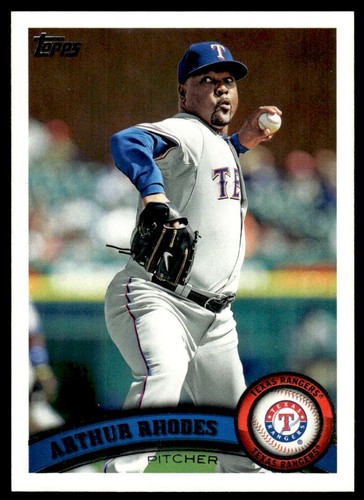 2011 Topps Update US223 Arthur Rhodes Texas Rangers Baseball Card | eBay