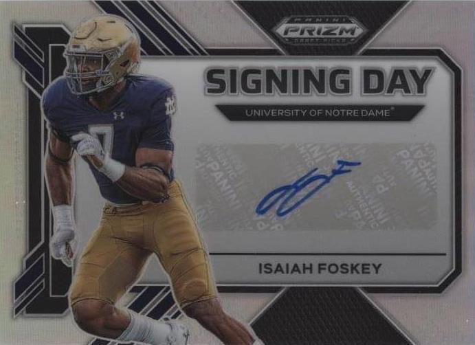 2023 Panini Prizm Draft Picks - Signing Day Isaiah Foskey #SD-IFO ...