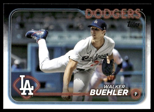 2024 Topps Walker Buehler #196 Los Angeles Dodgers Baseball Card | eBay