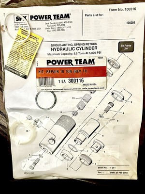 Hydraulic - Power Team Hydraulic Pump