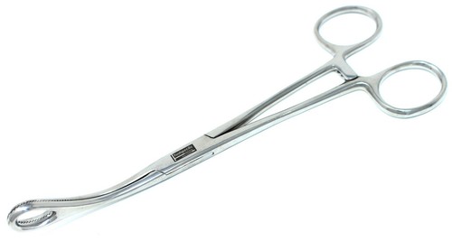Body Piercing 7" Bent / Curved Foerster Sponge Forceps Clamp | eBay