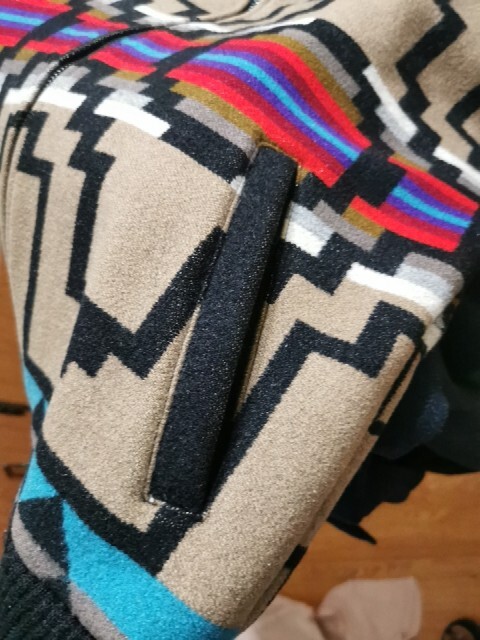 VINTAGE PENDLETON Native Pattern Aztec Jacket Portland OR Wool/Cotton ...