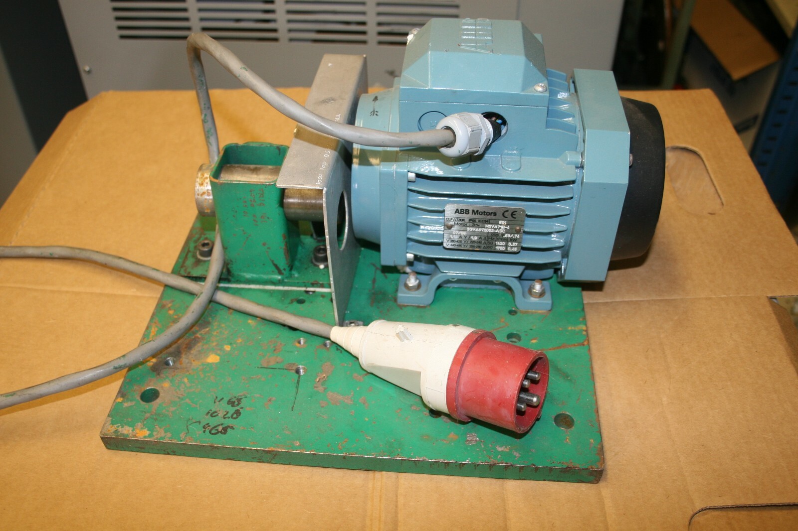 ABB M2VA71B-4 .45 kw 220/440 vac 3 phase Electric Motor - 3GVA072002 ...