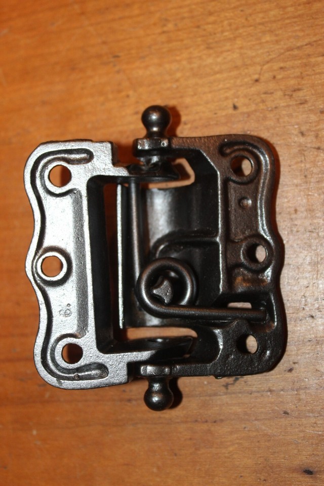 Restored Worn Antique Cast Iron Victorian Spring Loaded Screen Door ...