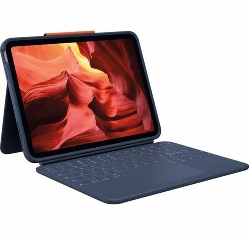 New Logitech Rugged Combo 4 Touch Rugged Keyboard Cover Case Apple Ipad 10th Gen Ebay