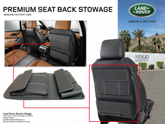 Land Rover Premium Leather Seat Back Stowage - VPLVS0182 for sale ...