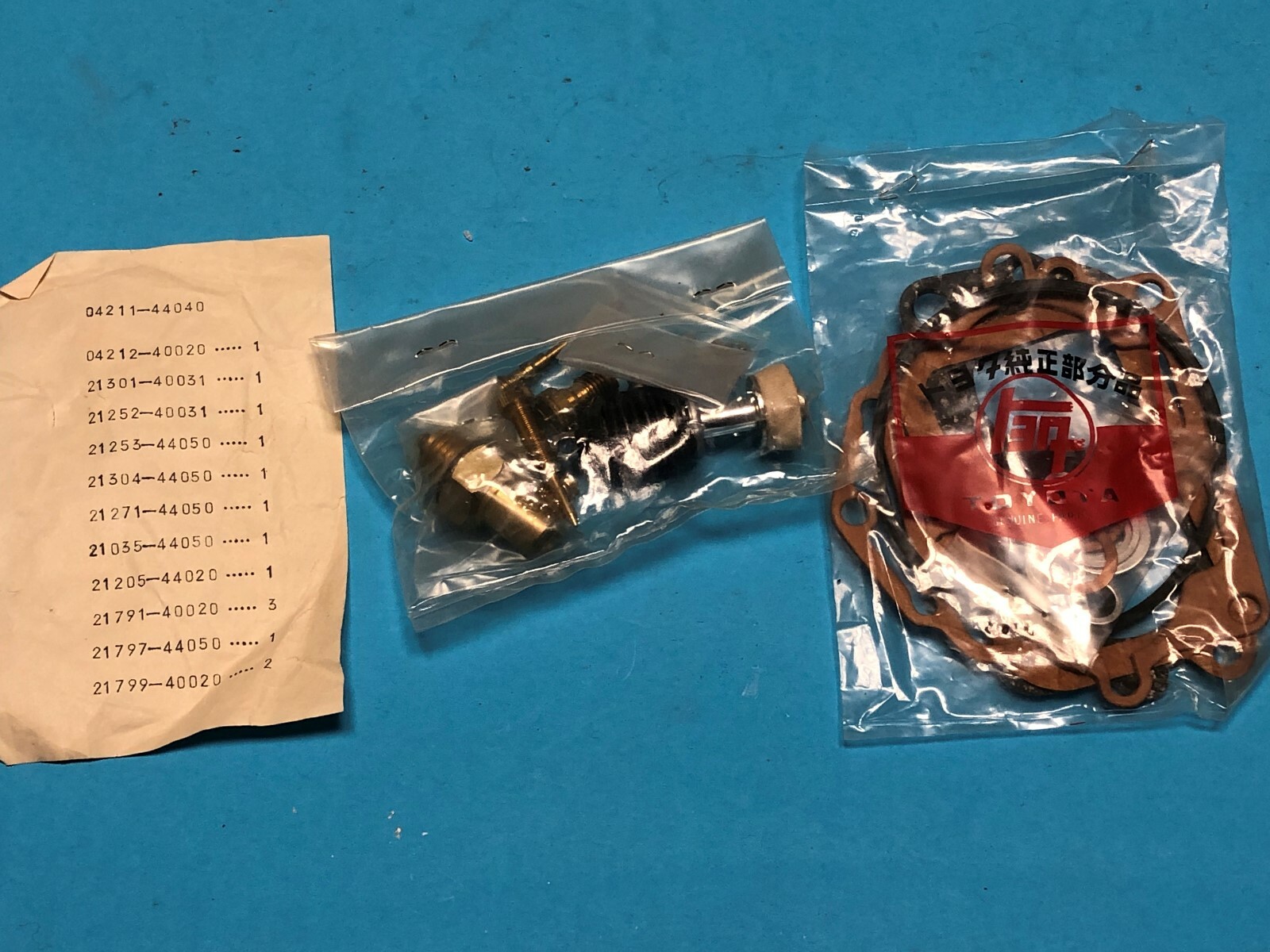 Toyota Coaster RU18 RU19 69-70 Engine 5R Carburetor Repair Kit 04211 ...