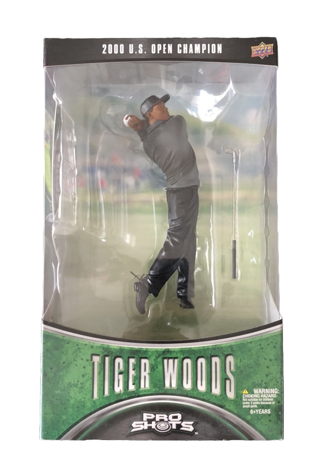 Tiger Woods 2000 US Open Champion Golf Pro Shots Upper Deck Figure NIB ...
