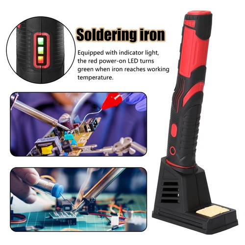 480℃ Cordless Electric Soldering Iron Charging Solder Iron with Bright ...