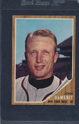 1962 Topps #004 John DeMerit Mets EX 62T4-52516-3 | eBay
