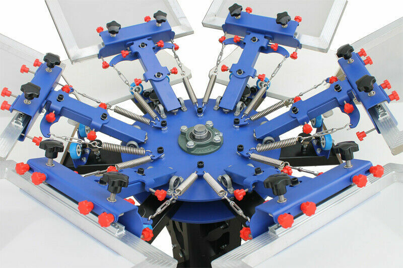 TECHTONGDA 6 Color Screen Printing Kit Micro-adjust Beginner Kit Full ...